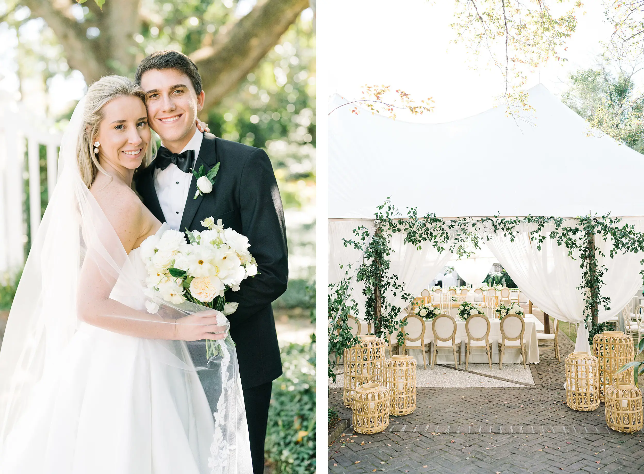 Romantic Spring Wedding at the Governor Thomas Bennett House | Laurel ...
